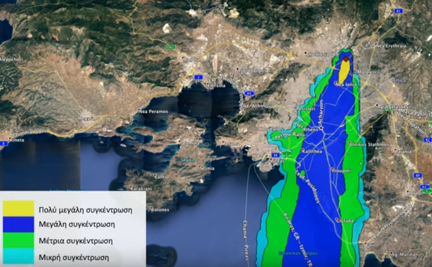 Μέχρι Γλυφάδα και Βούλα έφτασε ο τοξικός καπνός από τη φωτιά στη ...